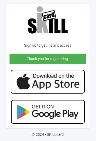 SKILLcard | Digital SKILLcard App